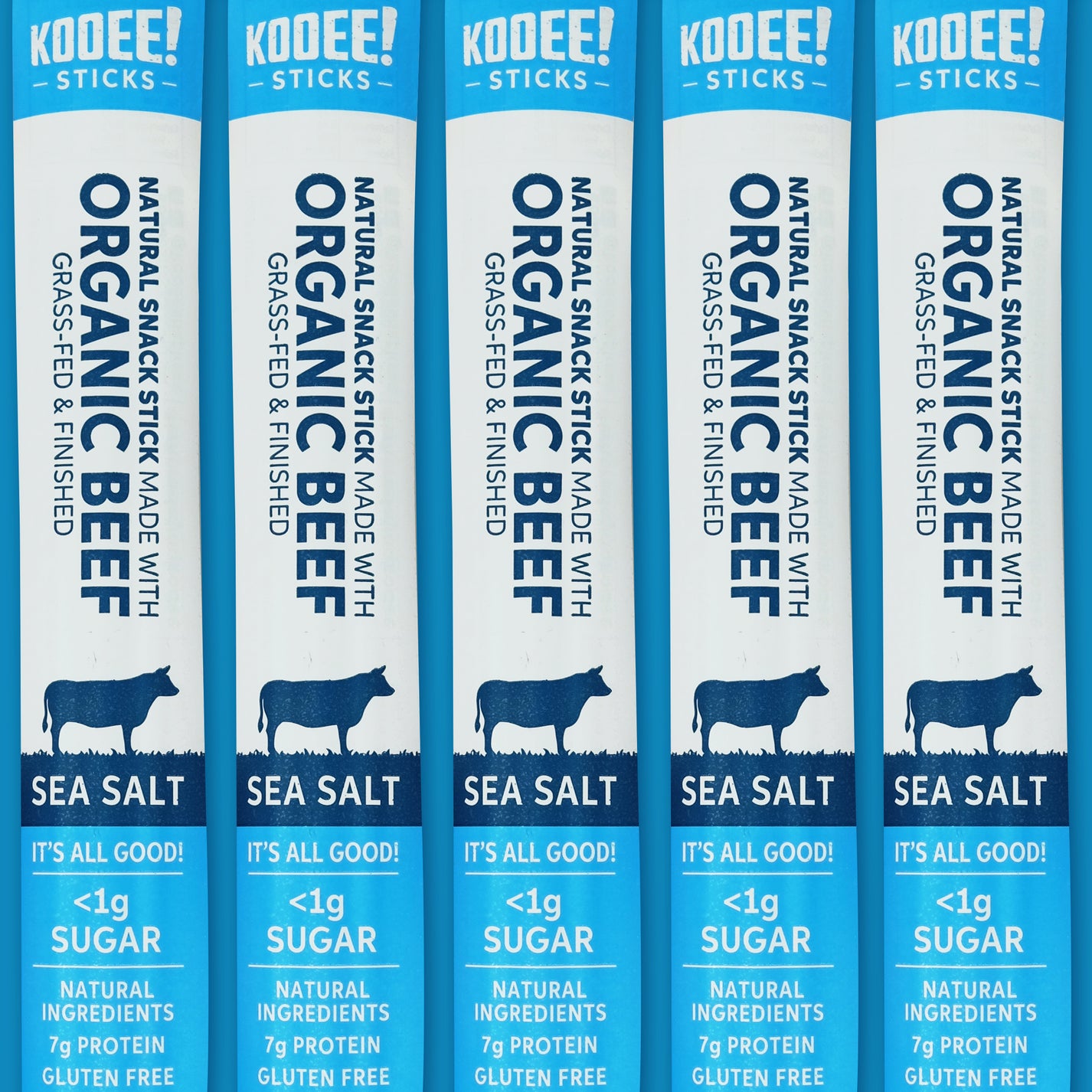 Sea Salt | Organic Beef Sticks (20 Sticks) – KOOEE! Snacks