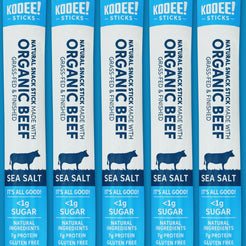 Sea Salt | Organic Beef Sticks (20 Sticks) – KOOEE! Snacks